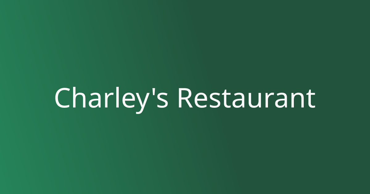 Order Authentic Chinese Online | Charley's Restaurant - Pickup or ...